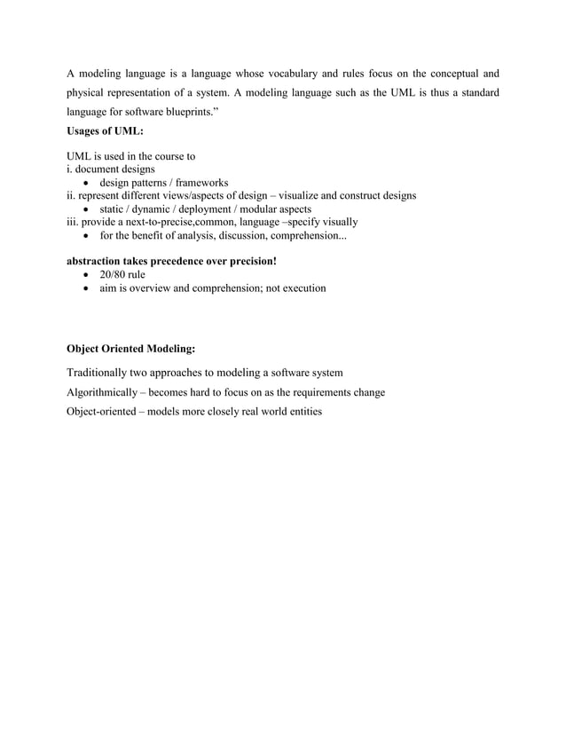 UML-Advanced Software Engineering | PDF