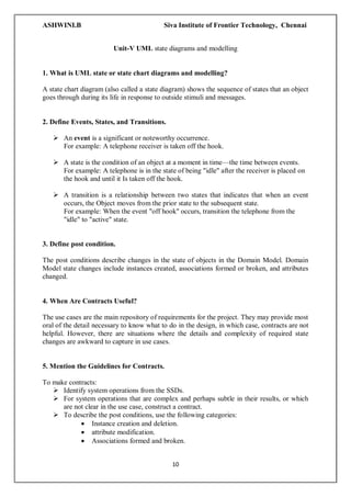 Ooad 2marks | PDF | Computing | Technology & Computing