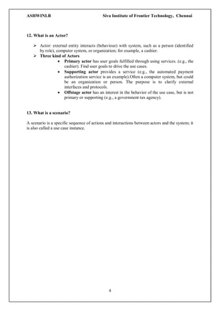 Ooad 2marks | PDF | Computing | Technology & Computing