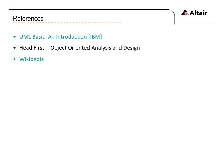 Object Oriented Analysis and Design Object Oriented Analysis and Design