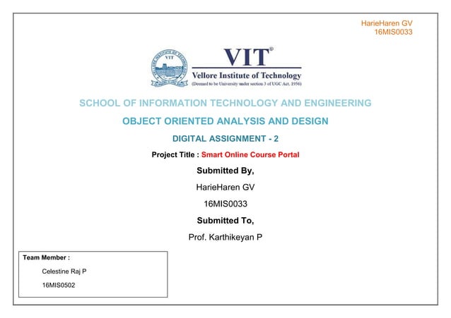 UML Diagrams For Online Course Portal | PDF | Computing | Technology & Computing