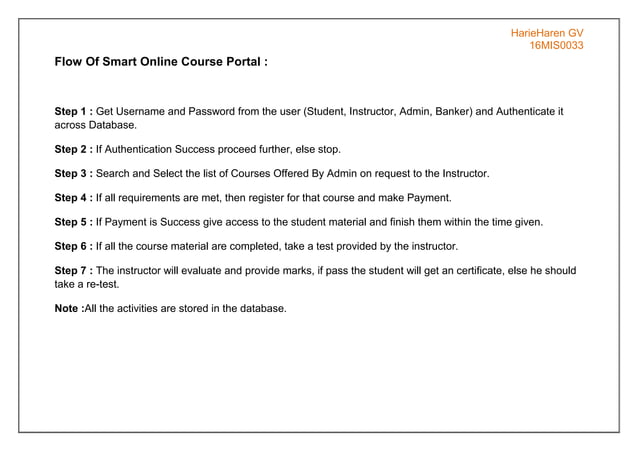 UML Diagrams For Online Course Portal | PDF | Computing | Technology & Computing