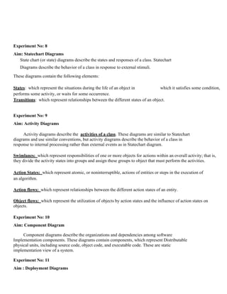 Ooad lab manual | PDF