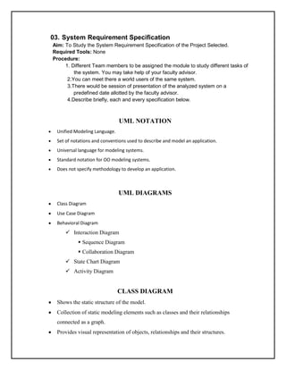 Ooad lab manual(original) | PDF