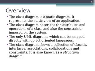 Ooad( class diagram) | PDF | Programming Languages | Computing