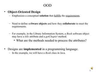 Object Oriented Analysis and Design - Overview | PPT