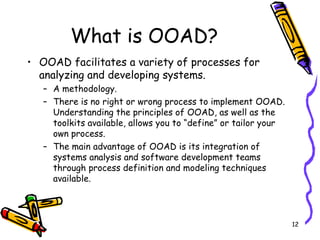 Ooad overview | PPT