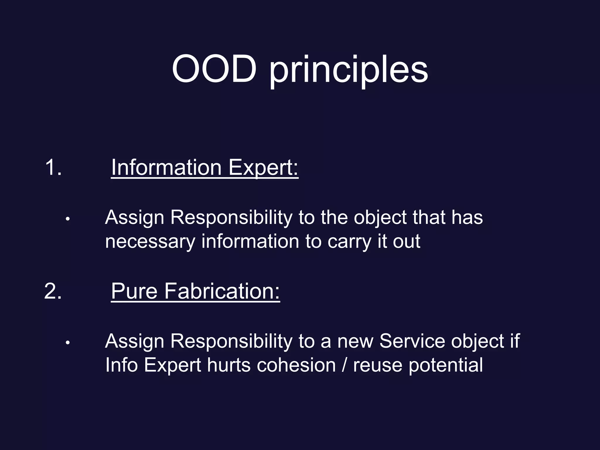 Brief introduction to Object Oriented Analysis and Design | PPT