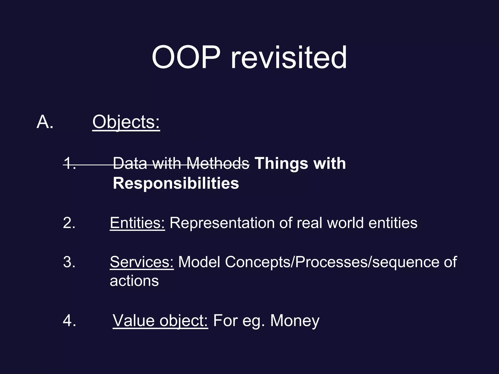 Brief Introduction To Object Oriented Analysis And Design Ppt 8192