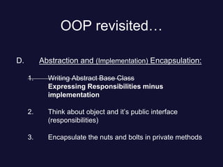 Brief introduction to Object Oriented Analysis and Design | PPT