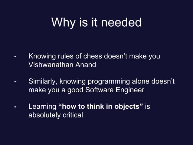 Brief introduction to Object Oriented Analysis and Design | PPT