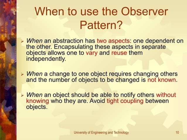 Observer pattern | PPTX