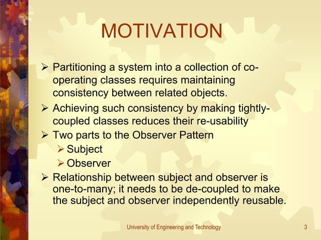 Observer pattern | PPTX
