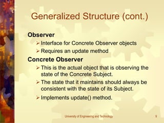 Observer pattern | PPTX