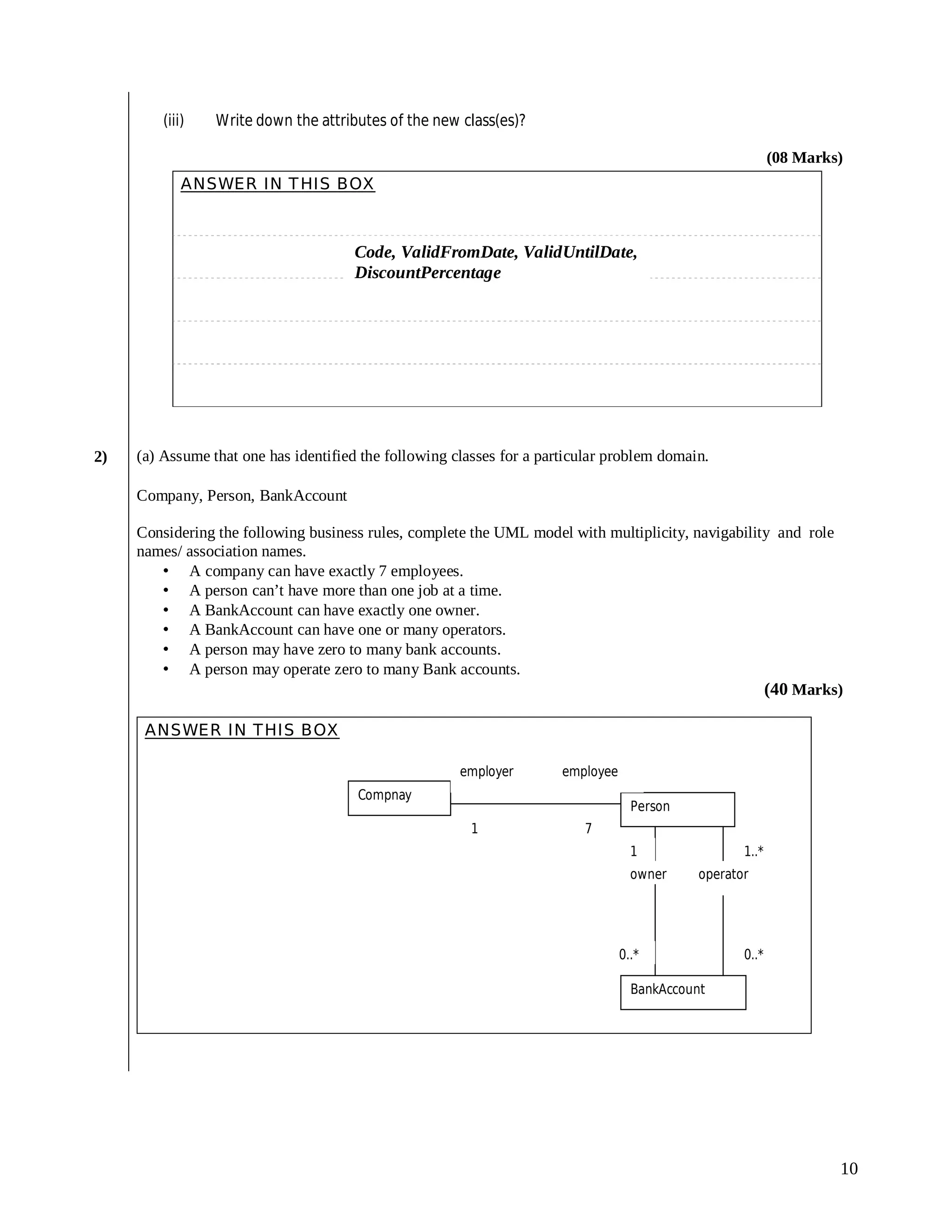 Object-oriented analysis and design - questions and answers | PDF ...