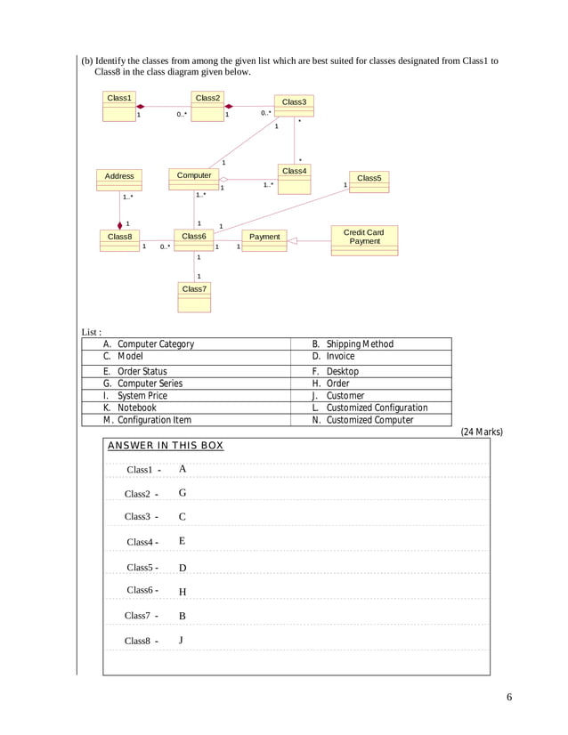 Object-oriented analysis and design - questions and answers | PDF