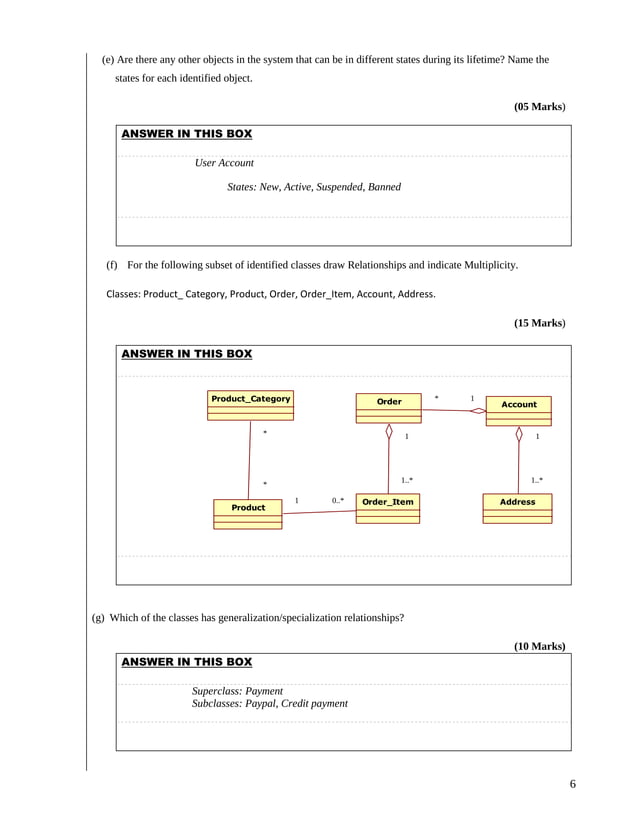 Object-oriented analysis and design - questions and answers | PDF