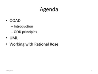 OOAD & UML.pptx for uml to prepare use case | PPT
