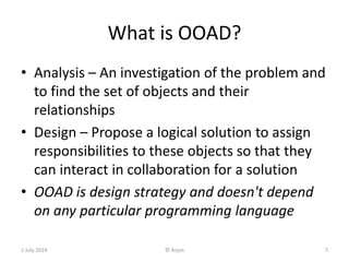 OOAD & UML.pptx for uml to prepare use case | PPT