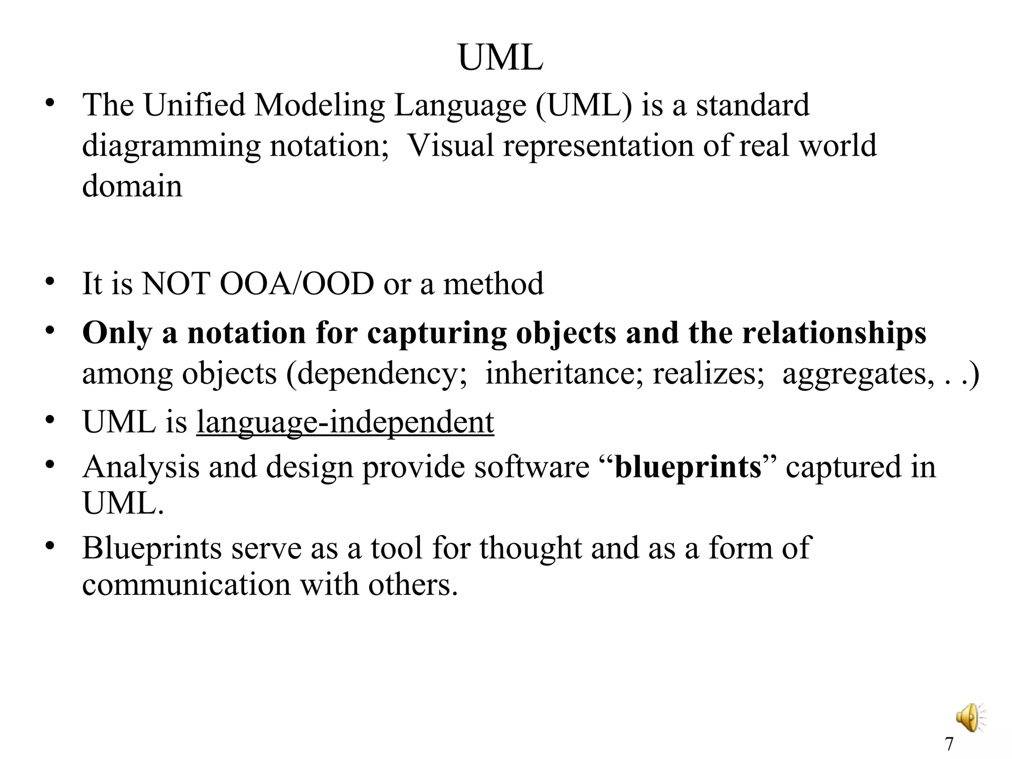 Object Oriented Analysis And Design Overview Ppt