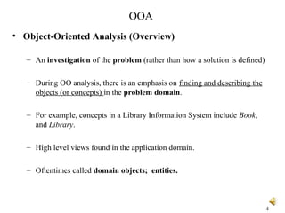 Object oriented analysis & Design- Overview | PPT