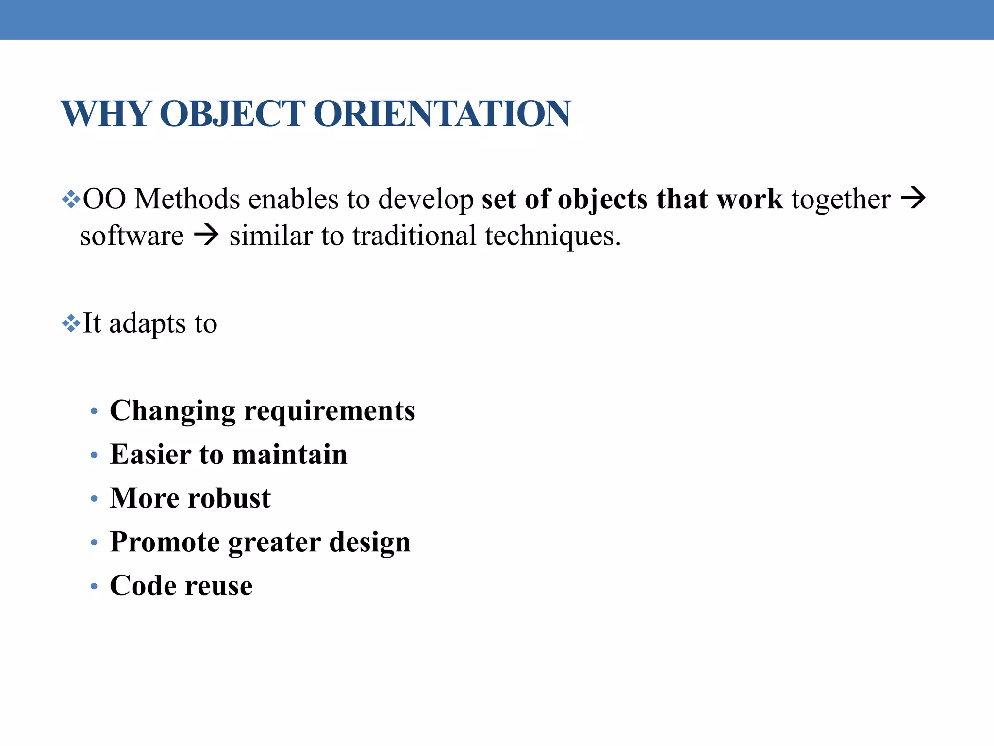 Ooad unit – 1 introduction | PPTX