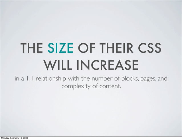 Object Oriented Css Ppt