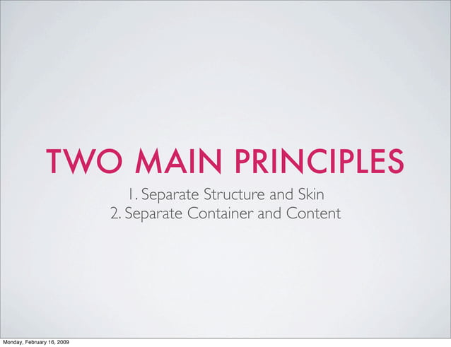 Object Oriented Css Ppt