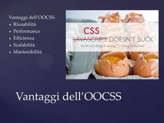 OOCSS con SASS Intro | PPTX