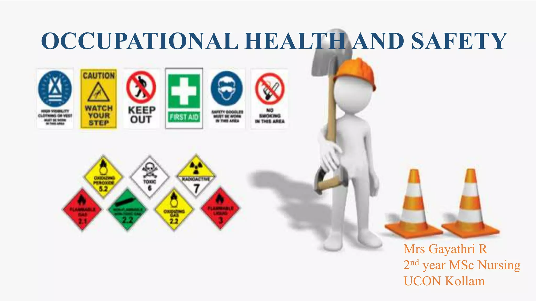 Oocupational health and safety | PPTX