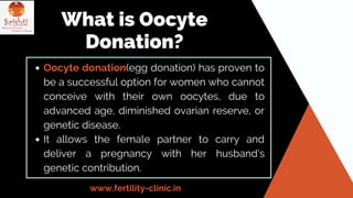 Oocyte donation or Egg donation | PDF