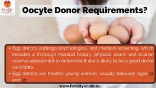 Oocyte donation or Egg donation | PDF