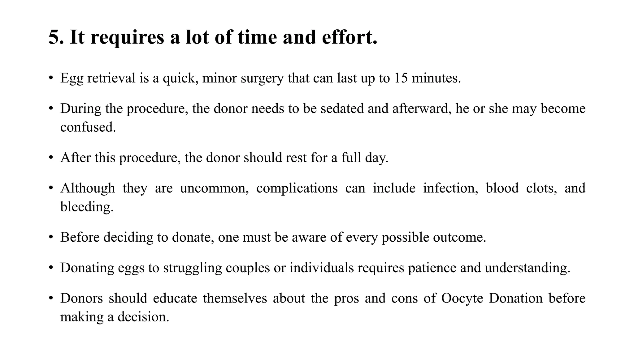 Oocyte Donation: Advantages and Disadvantages | PPTX