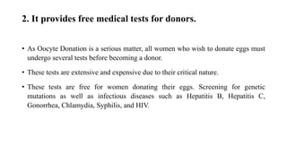 Oocyte Donation: Advantages and Disadvantages | PPTX