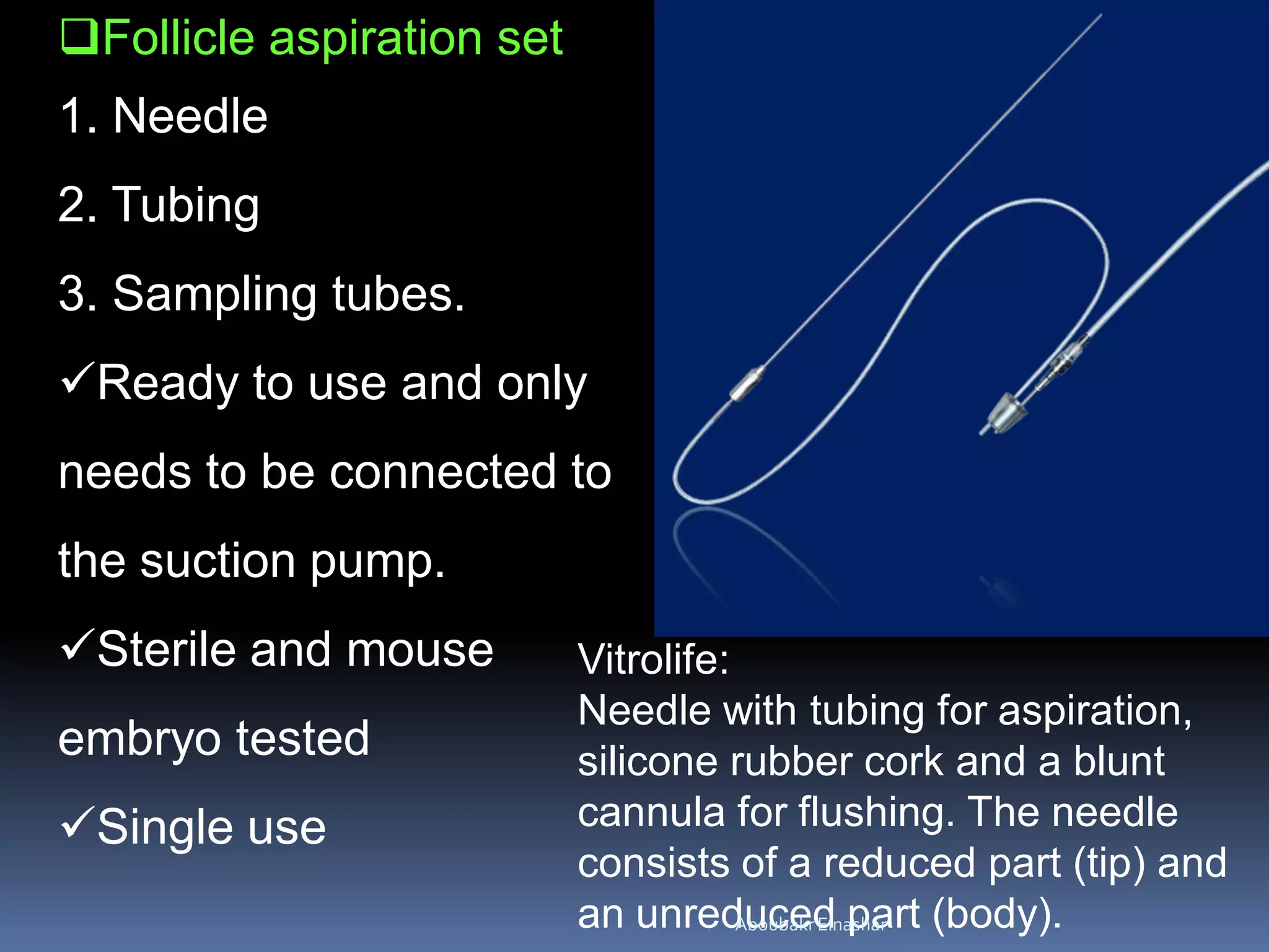 OOCYTE RETRIEVAL Prof. Aboubakr Elnashar | PDF