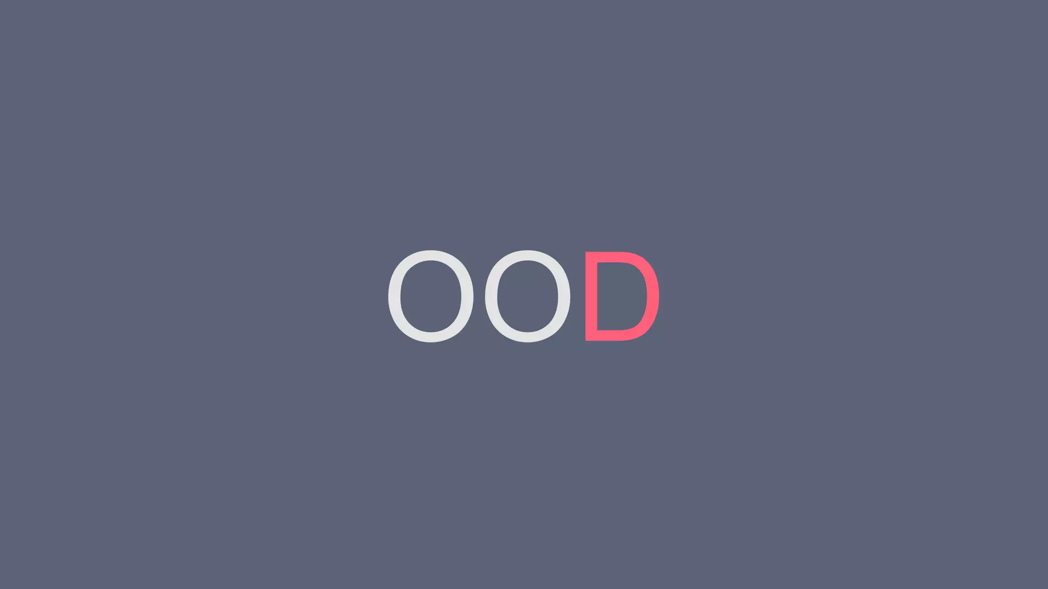 OOD - Object orientated design | PPT