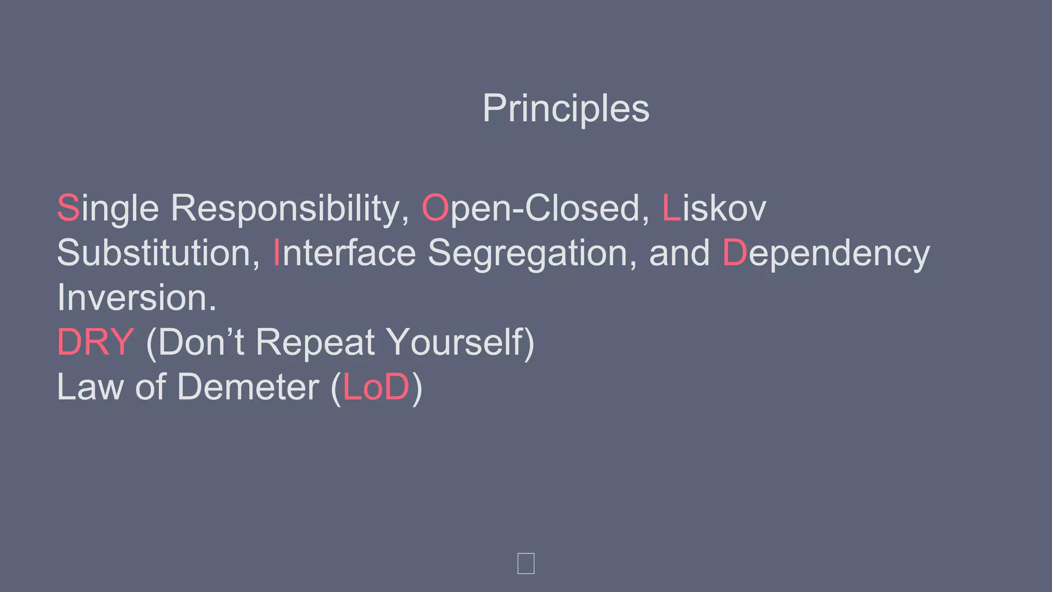 OOD - Object orientated design | PPT