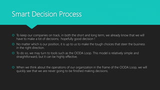 Ooda loop Smart decision process model | PPTX