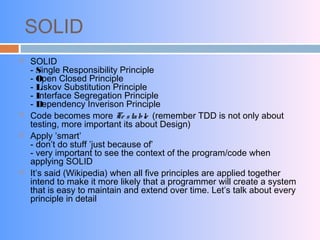 Ood and solid principles | PPT