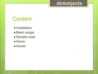 DB4O - OO Database Implementation | PDF
