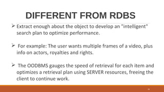 Object Oriented Database Management System | PPT