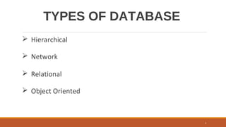 Object Oriented Database Management System | PPT