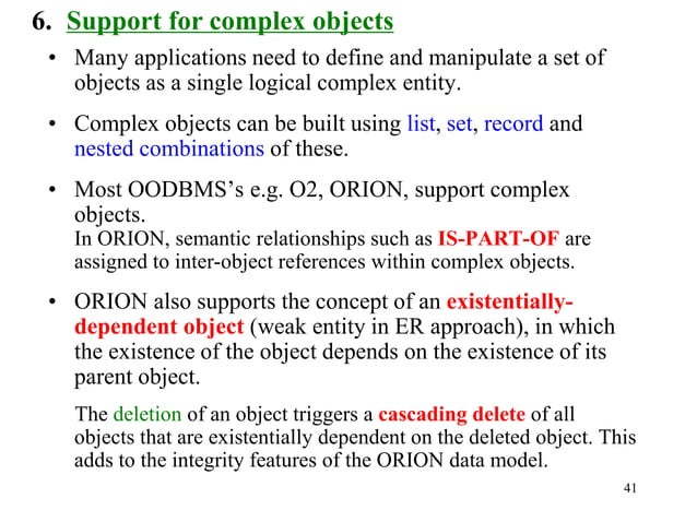 Oodbms Concepts National University Of Singapore Pdf