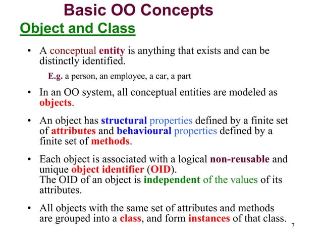 Oodbms Concepts National University Of Singapore Pdf