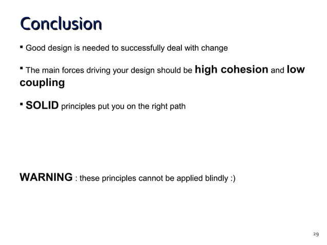OO design principles & heuristics | PPT