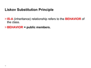 Object-oriented design principles | PDF | Programming Languages | Computing