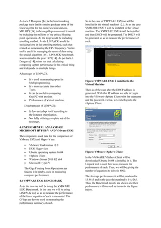 Processor Virtualization Comparison VMWare ESXi vs Microsoft Hyper-V | PDF