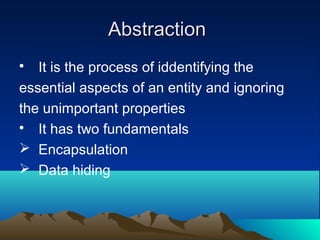 OODM-object oriented data model | PPT