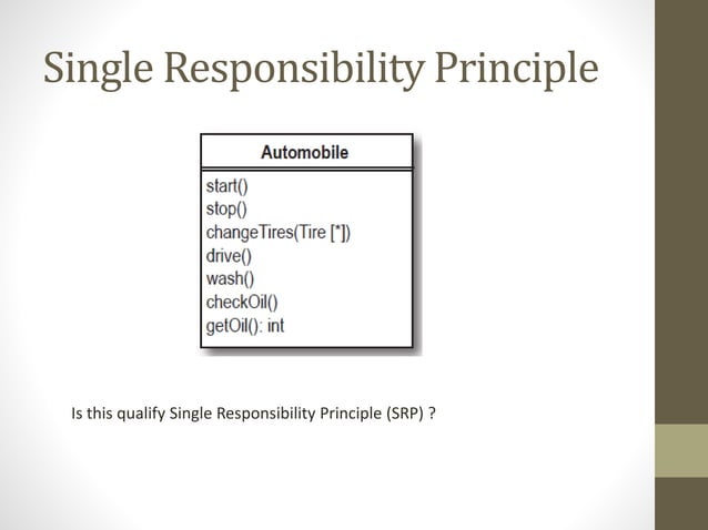 Improving Software Quality Using Object Oriented Design Principles | PPT