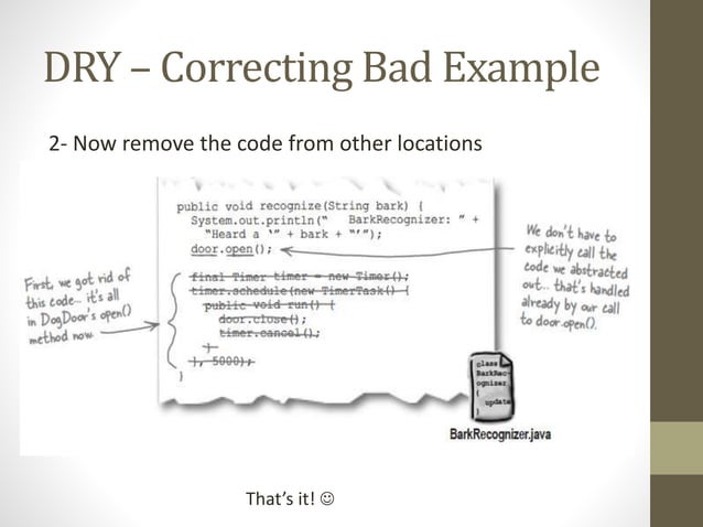Improving Software Quality Using Object Oriented Design Principles | PPT